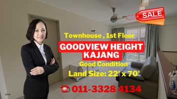 Good View Height Kajang Selangor @ 1st Floor Townhouse For Sale for ...