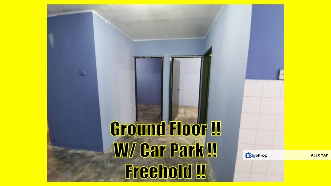 Ground Floor!! Freehold!! Strata Title!! 1 Car Park!! for Sale @RM168 ...