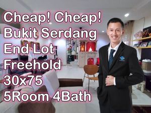 Taman Bukit Serdang Seri Kembangan Selangor 2 Storey End Lot House For ...