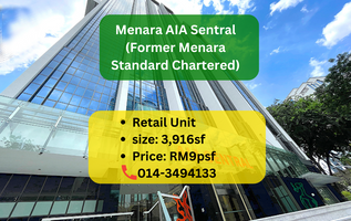 Retail Space @ Menara AIA Sentral (formely Menara Standard Chartered ...