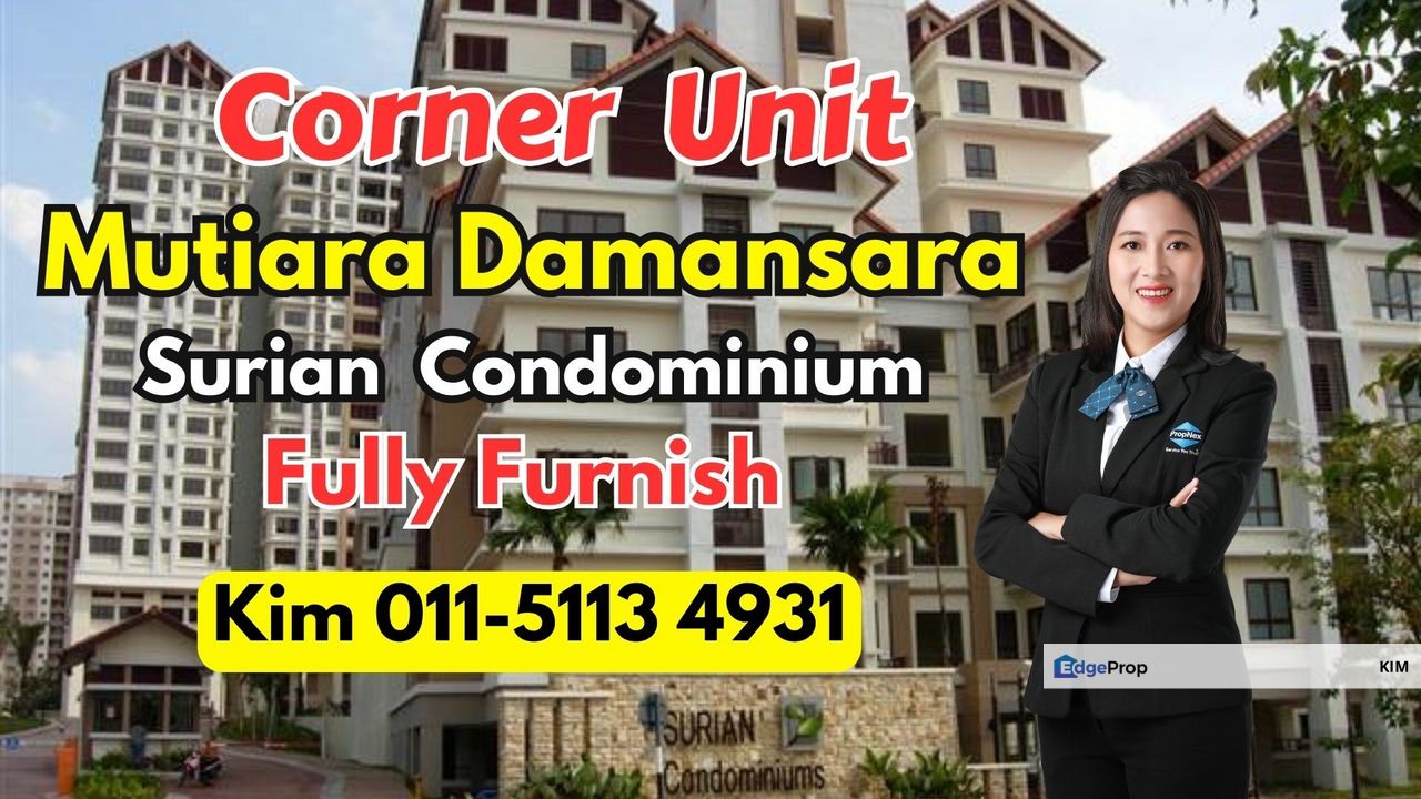 Corner Surian Condominium Mutiara Damansara For Rent for Sale @RM3,000 ...