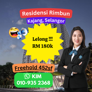 LELONG Residensi RImbun, Kajang, Selangor for Sale @RM180,000 By KIM ...