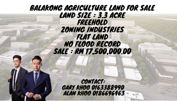 Balakong Land Industrial Zoning Taming Jaya Bukit Belimbing Cheras Jaya ...