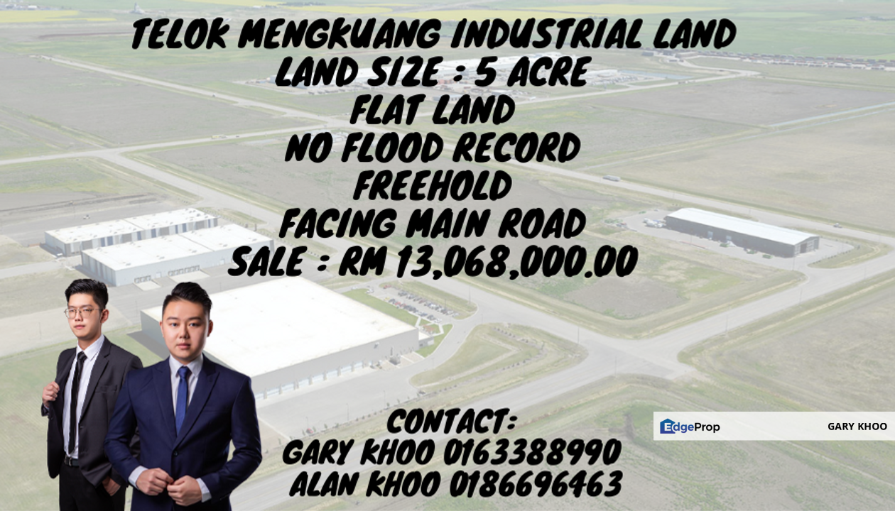 Telok Mengkuang Industrial Land For Sale Telok Panglima Garang Telok ...