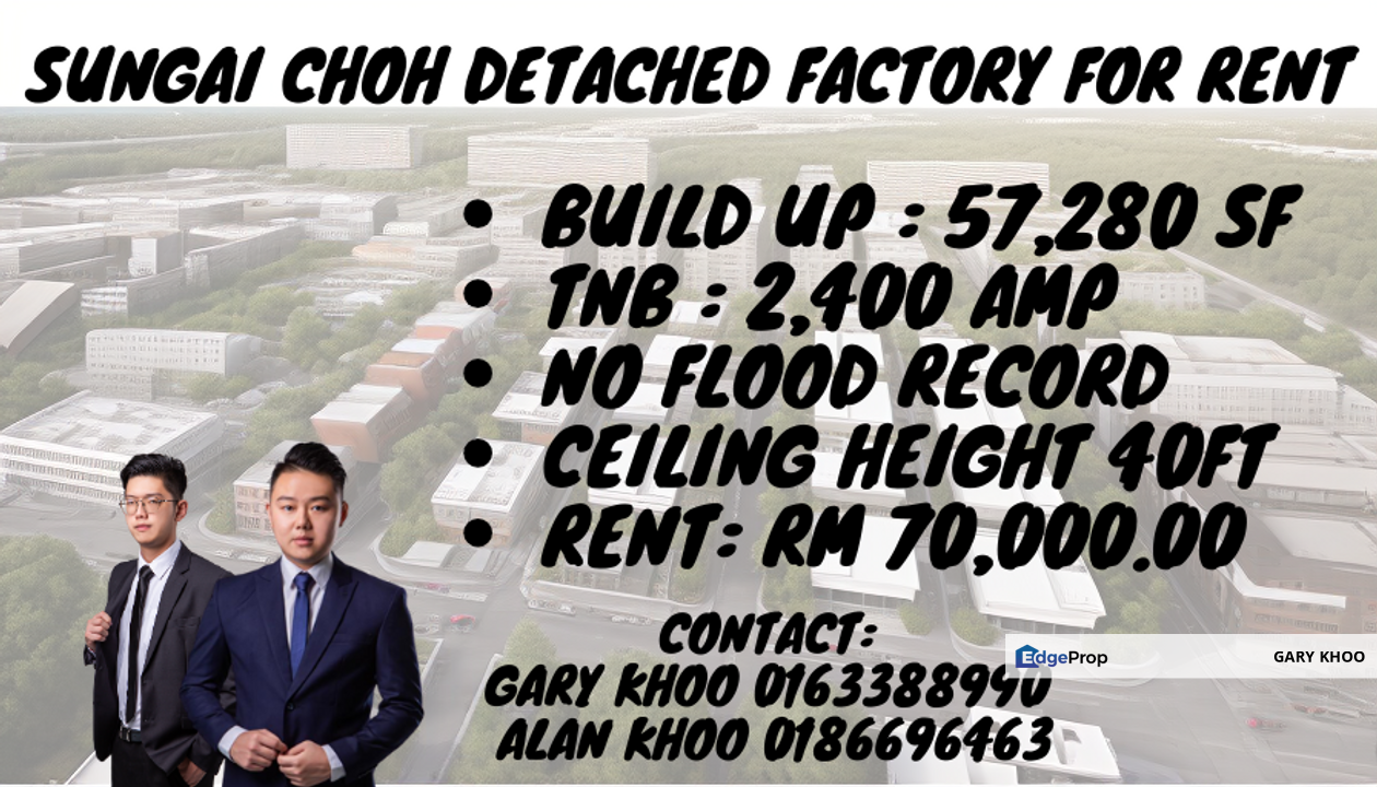 Sungai Choh Detached Factory For Rent Rawang Bukit Beruntung Ijok Bukit ...