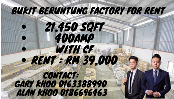 Bukit Beruntung Factory For Rent Rawang Ijok Bukit Sentosa Serendah ...