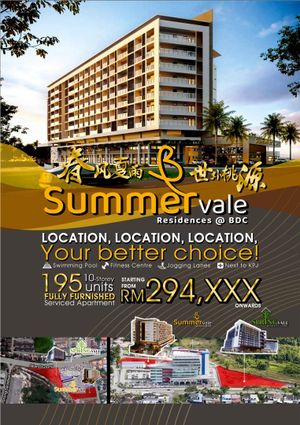 Summervale Residences @ BDC for Sale @RM294,000 By ZAIWISMAN ZAMALI ...