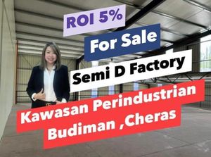Semi D factory @ Kawasan Perindustrian Budiman, Cheras Batu 10 For Sale ...