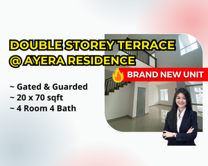 Double Storey Terrace For sale @ Ayera Residence Permas for Sale @RM770 ...