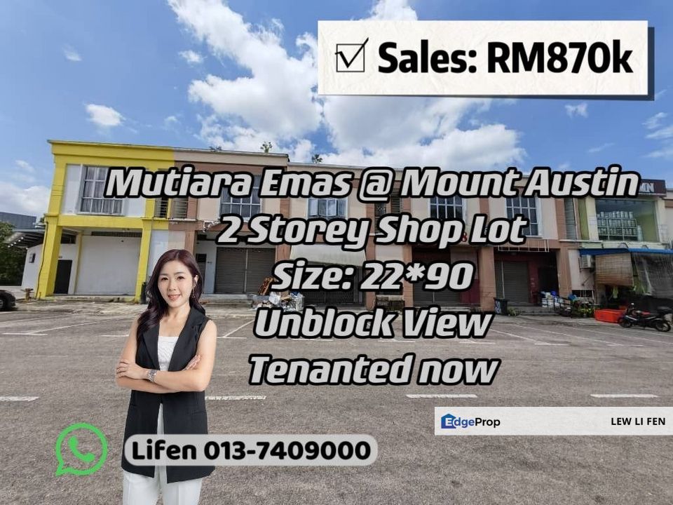 Mount Austin Jln Mutiara Emas for Sale @RM870,000 By LEW LI FEN ...