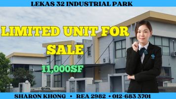 Lekas 32 Industrial Park for Sale @RM2,850,000 By SHARON KHONG ...