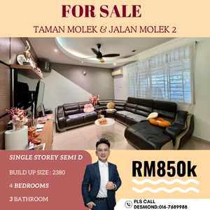 Taman Molek/Jalan Molek 2 for Sale @RM850,000 By DESMOND LEW | EdgeProp.my