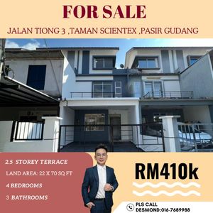 Jalan Tiong 3/Taman Scientex/Pasir Gudang for Sale @RM410,000 By ...