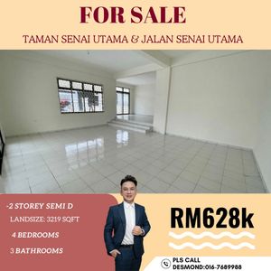 Taman Senai Utama/Jalan Senai Utama for Sale @RM628,000 By DESMOND LEW | EdgeProp.my