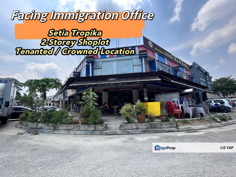 Double Storey Shoplot Taman Setia Tropika Facing Immigration For Sale ...