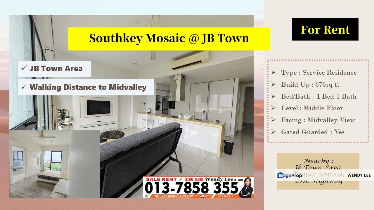 Southkey Mosaic | JB Town Prime Location | Beside Midvalley | Fully ...