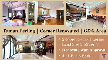 Taman Perling G&G Corner Renovated Semi-D for Sale @RM1,240,000 By ...