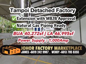 Tampoi BUA 40k Extension with MBJB Approval for Sale @RM10,900,000 By ...