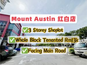 Mount Austin/Mutiara Emas/Facing Main Road/Whole Block Tenanted/Hot ...