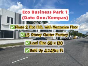 Eco Business Park 1 Phase 2 Eco Hub Tebrau Kempas Dato Onn 1.5 Storey ...