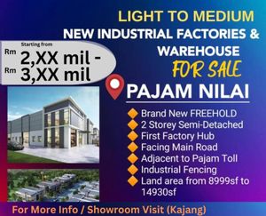 Perindustrian Pajam Project for Sale @RM2,800,000 By VANESSA NG ...