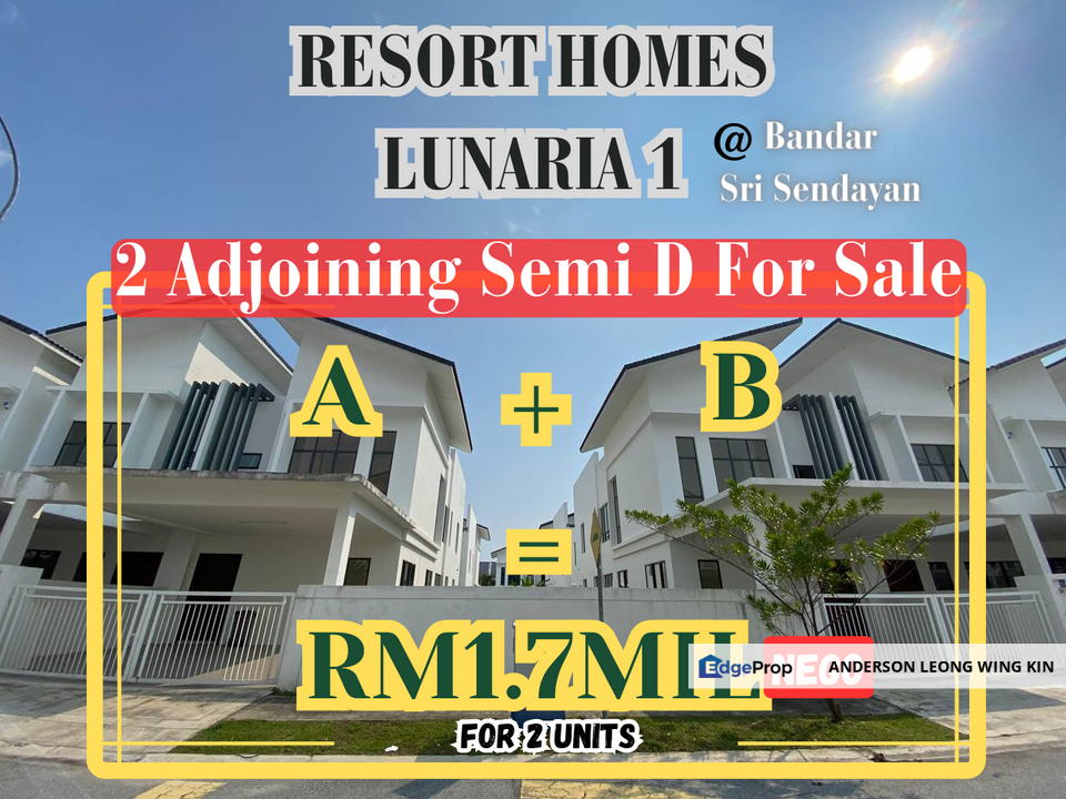 Nice & Luxury 2 Adjoining Semi D at Hijayu 2 Resort Homes Sendayan For ...