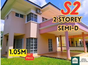 Big Land & Good Condition 2 Storey Semi D at S2 Heights For Sale for ...
