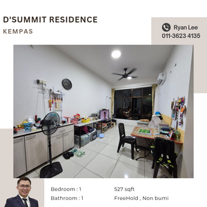 D'Summit Residence (Kempas) for Sale @RM268,000 By RYAN LEE | EdgeProp.my