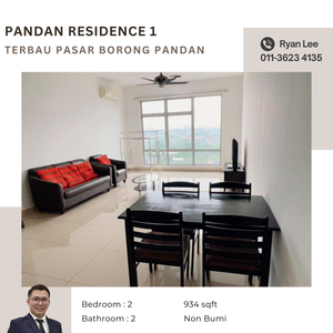 Pandan Residence 1 for Sale @RM400,000 By RYAN LEE | EdgeProp.my