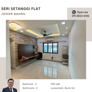 Seri Setanggi Flat at Johor Bahru for Sale @RM260,000 By RYAN LEE ...