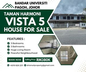 DOUBLE STOREY TERRACE HOUSE TAMAN HARMONI VISTA 5 BANDAR UNIVERSITI ...