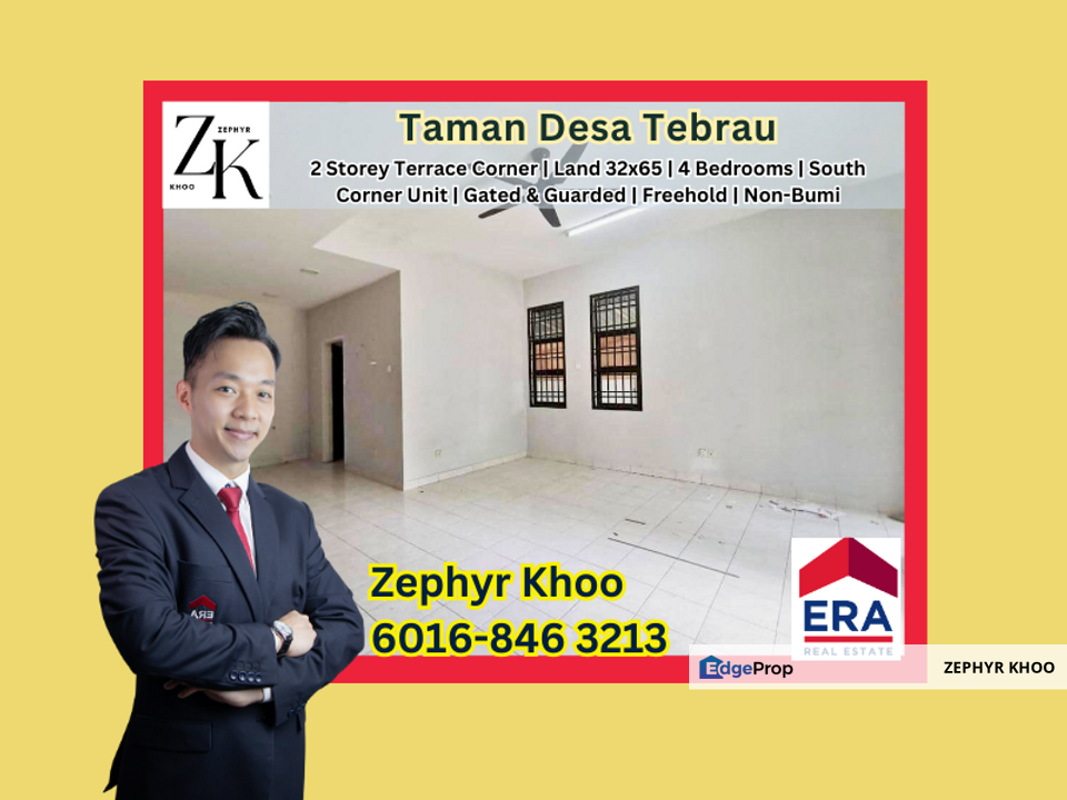 For Sale Taman Desa Tebrau @ Jalan Harmonium Corner House Facing South ...