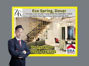 Eco Spring Dover Unblock View Fully Renovated For Sale for Sale @RM1 ...
