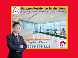 Paragon Residence Straits View Biggest Penthouse in JB Town For Sale ...