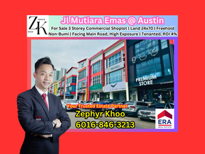 Jl Mutiara Emas @ Mount Austin 3 Storey Commercial Shoplot For Sale for ...