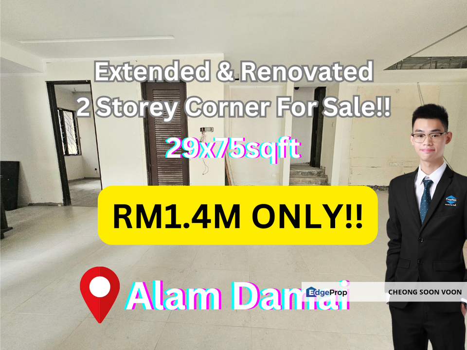 Extended 2 Storey Corner Terrace House At Damai Jasa For Sale for Sale ...