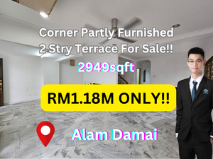 Corner Partial Furnished Extended 2 Stry Terrace House At Damai Budi ...