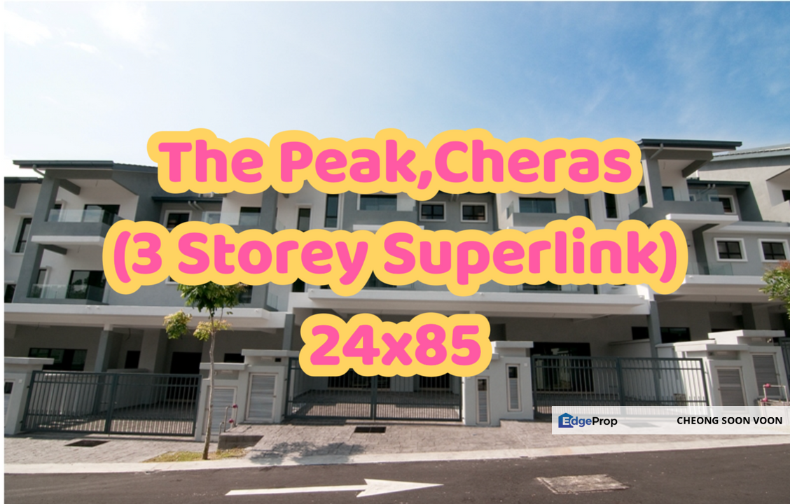3 Storey Superlink @ The Peak , Cheras for Sale @RM1,400,000 By CHEONG ...