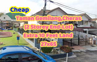 2 Storey End-Lot With Extra 10ft Land House @ Taman Gemilang , Cheras ...