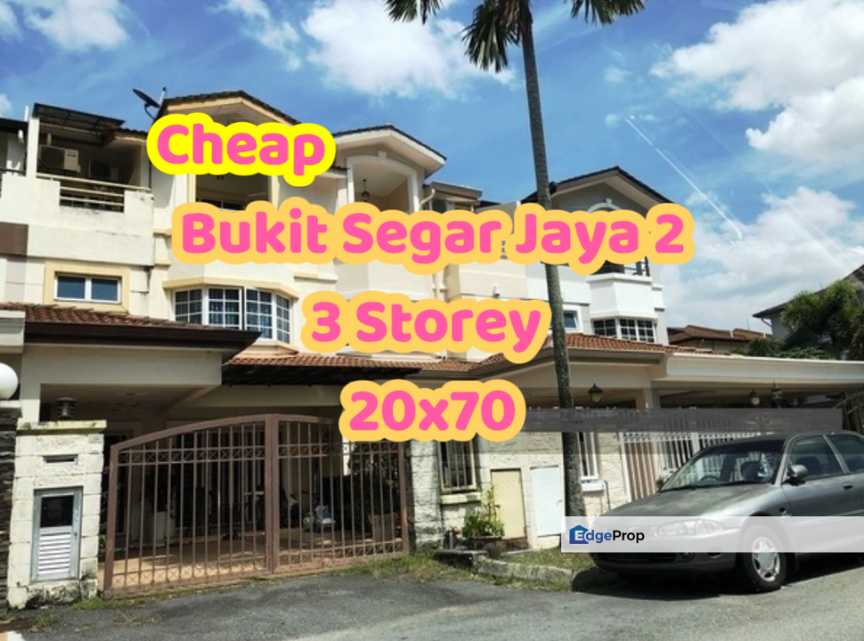 Bukit Segar Jaya 2 (3 Storey Terrace House) for Sale @RM830,000 By ...