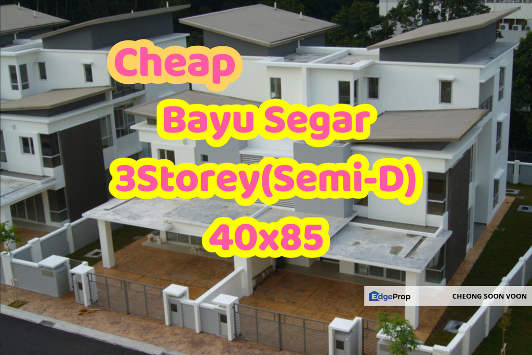 3 Storey Semi D 40 x85 @ Bayu Segar Cheras for Sale @RM3,300,000 By ...