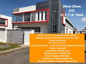 I-Parc at Port of Tanjung Pelepas (PTP), Iskandar Puteri, Detached ...