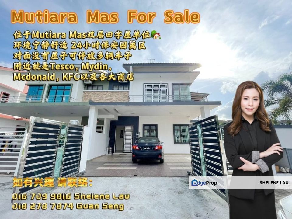 Sapphire@Mutiara Mas Double Storey Cluster For SALE/ Pasir Gudang Taman ...