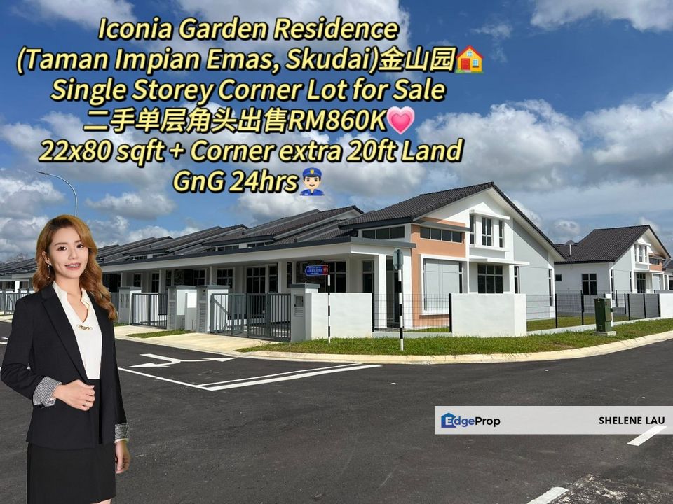 Iconia garden residence impian emas single storey corner lot for sale ...