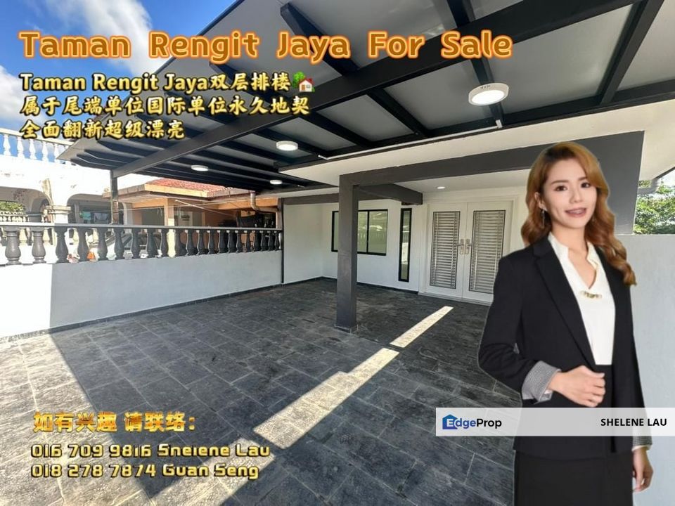 Taman Rengit Jaya Double Storey Endlot Unit For Sale for Sale @RM388 ...