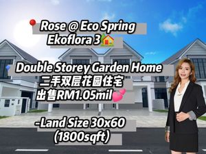 Full Loan! Eco spring double storey garden home for sale, near seri ...