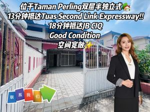 Taman Perling Double Storey Semi D For Sale，Taman Bukit Indah Tampoi ...