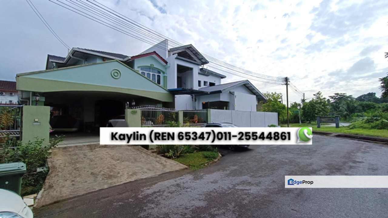 Double storey semi Detached house at Kenny Heights, Kuching for sale ...