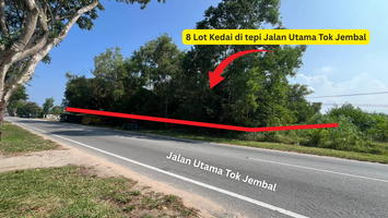 [Gred A] 8 Lot Kedai di tepi Jalan Utama Tok Jembal, Kuala Nerus, Terengganu for Sale @RM1 ...