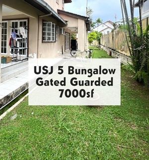 USJ 5 Bungalow for Sale, Gated Guarded for Sale @RM2,900,000 By CHOW XINNI | EdgeProp.my
